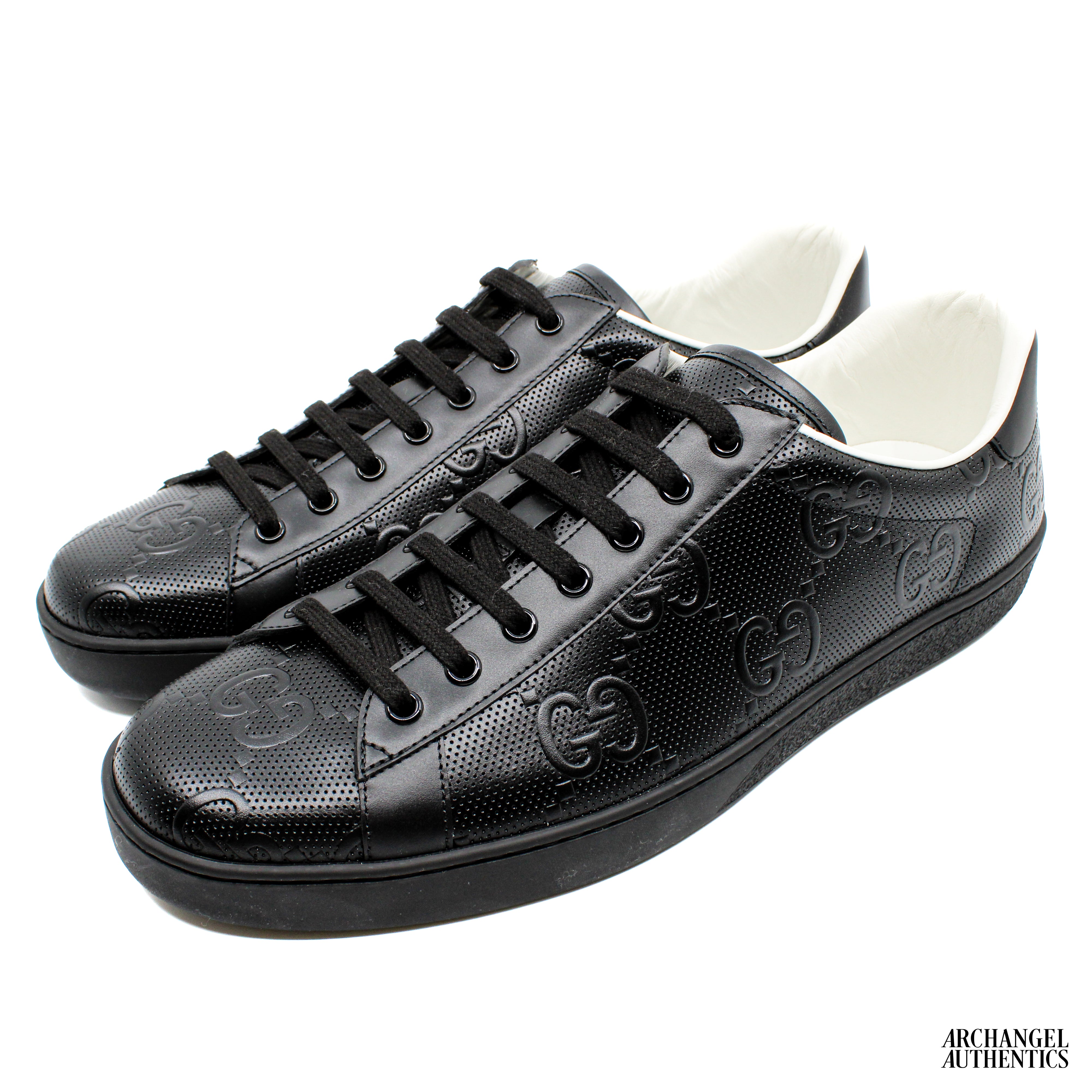 Gucci Ace Black GG – archangelauthentics