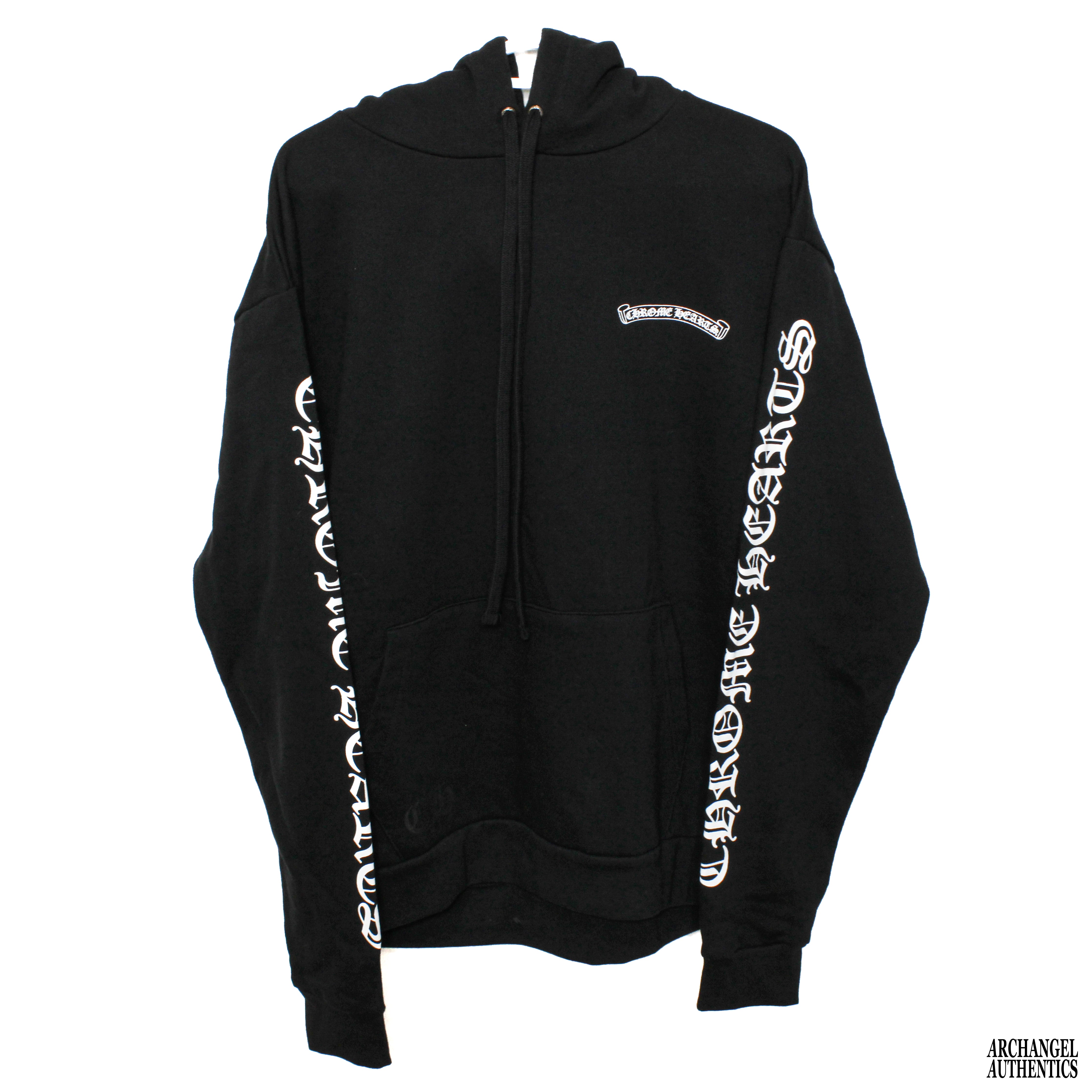 Chrome Hearts Script/Scroll Logo Pullover Hoodie – archangelauthentics
