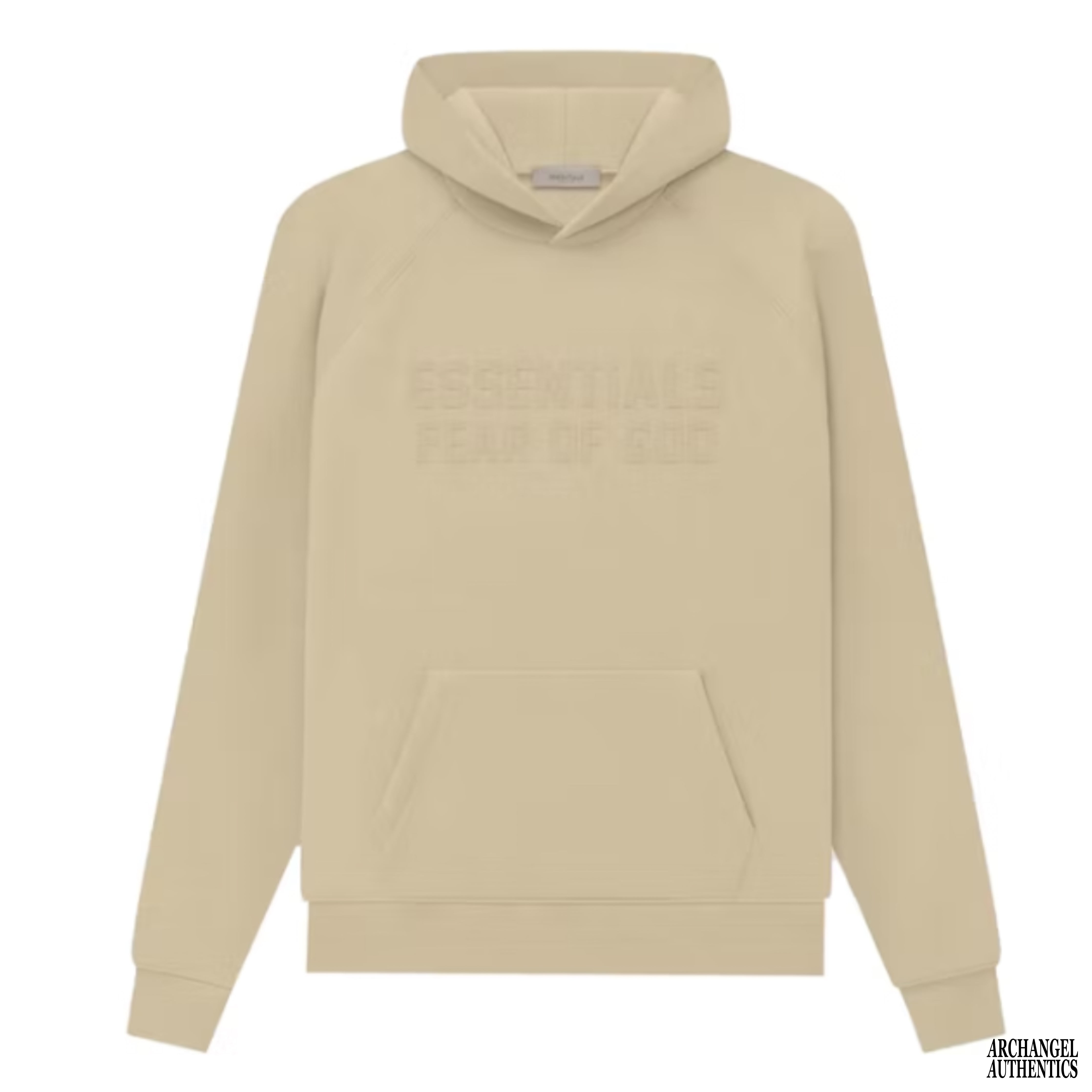 Fear of God Essentials Pullover Hoodie SS23 Sand – archangelauthentics