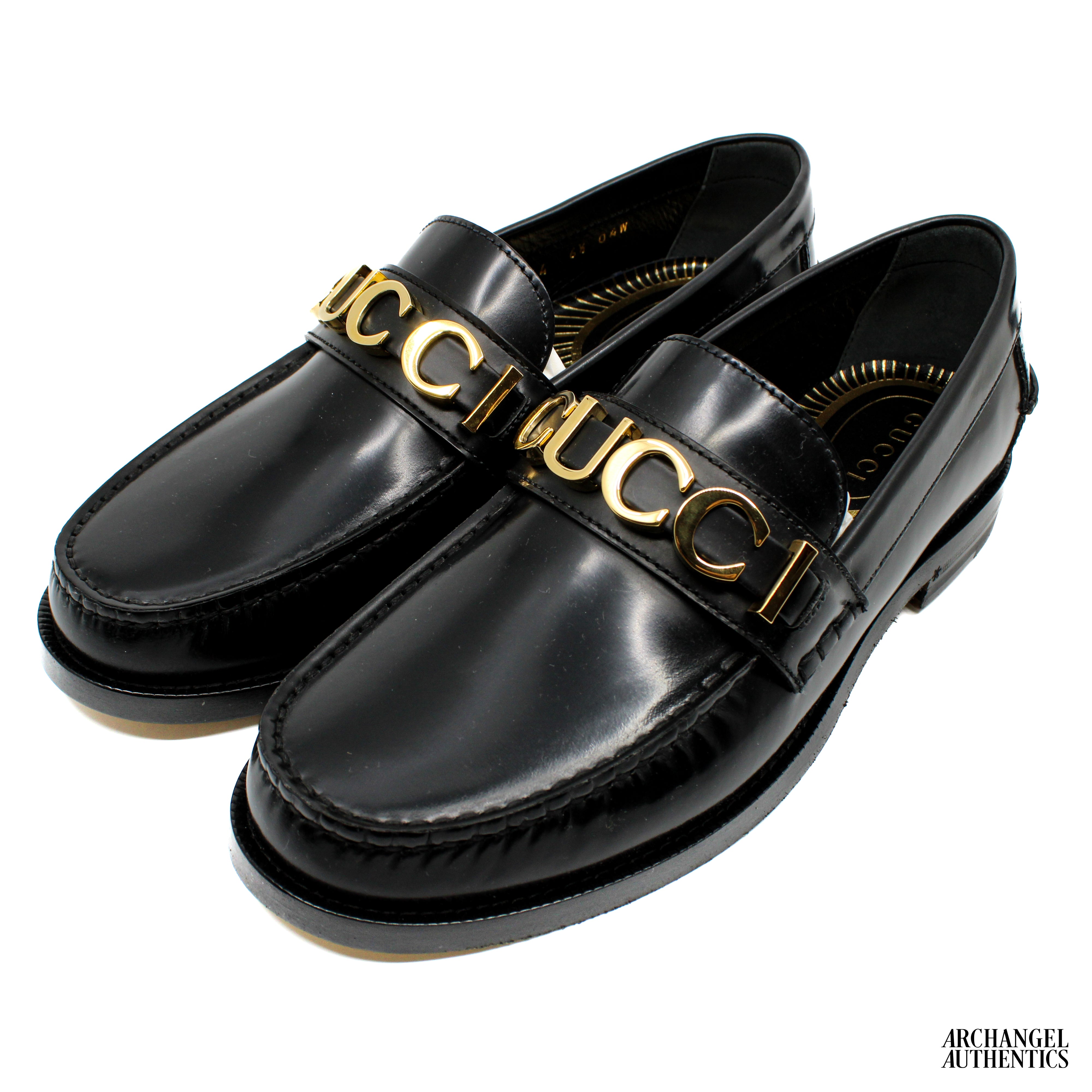 Gucci Cara Logo Snaffle Loafer Black – archangelauthentics