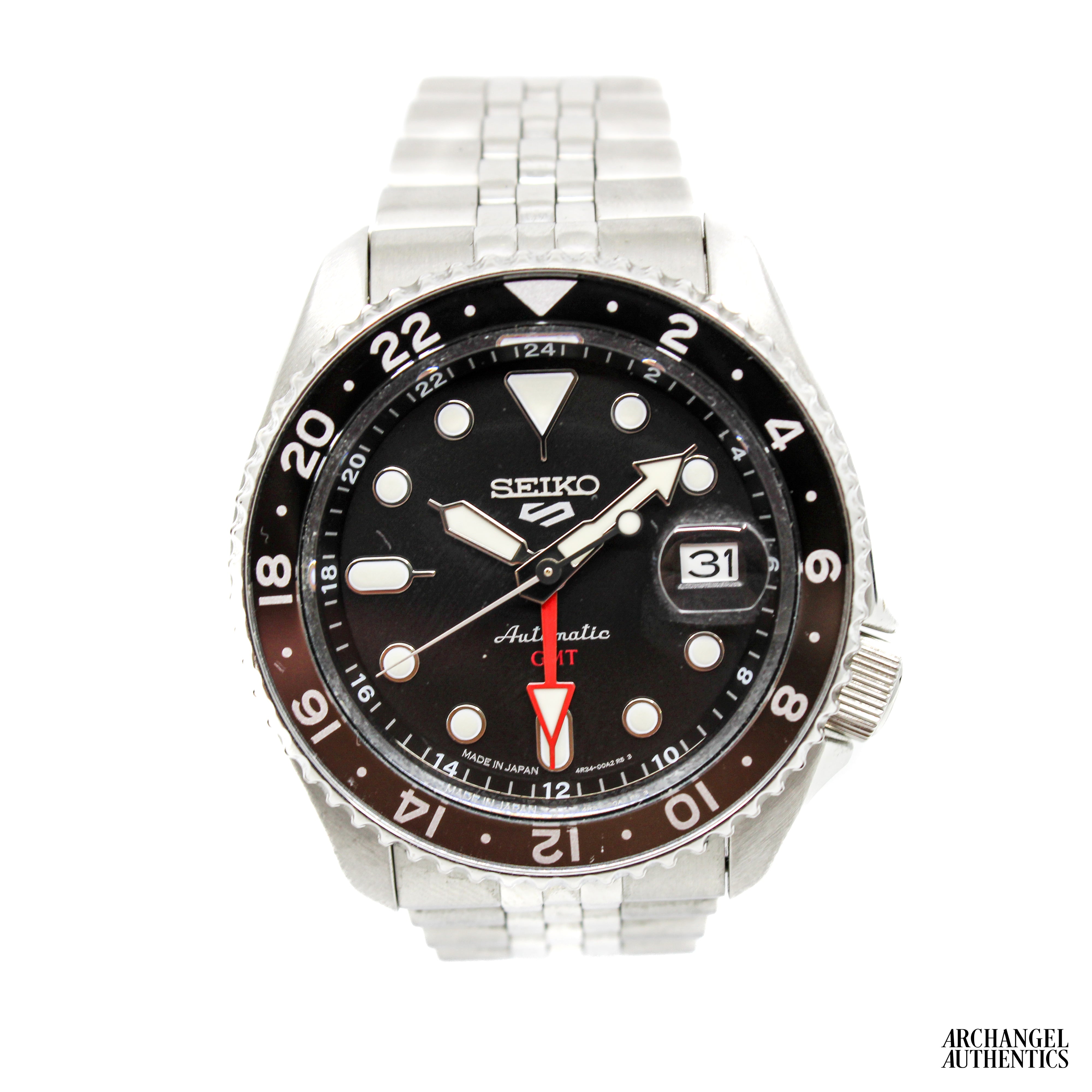 Seiko 5 Sports GMT Grey – archangelauthentics