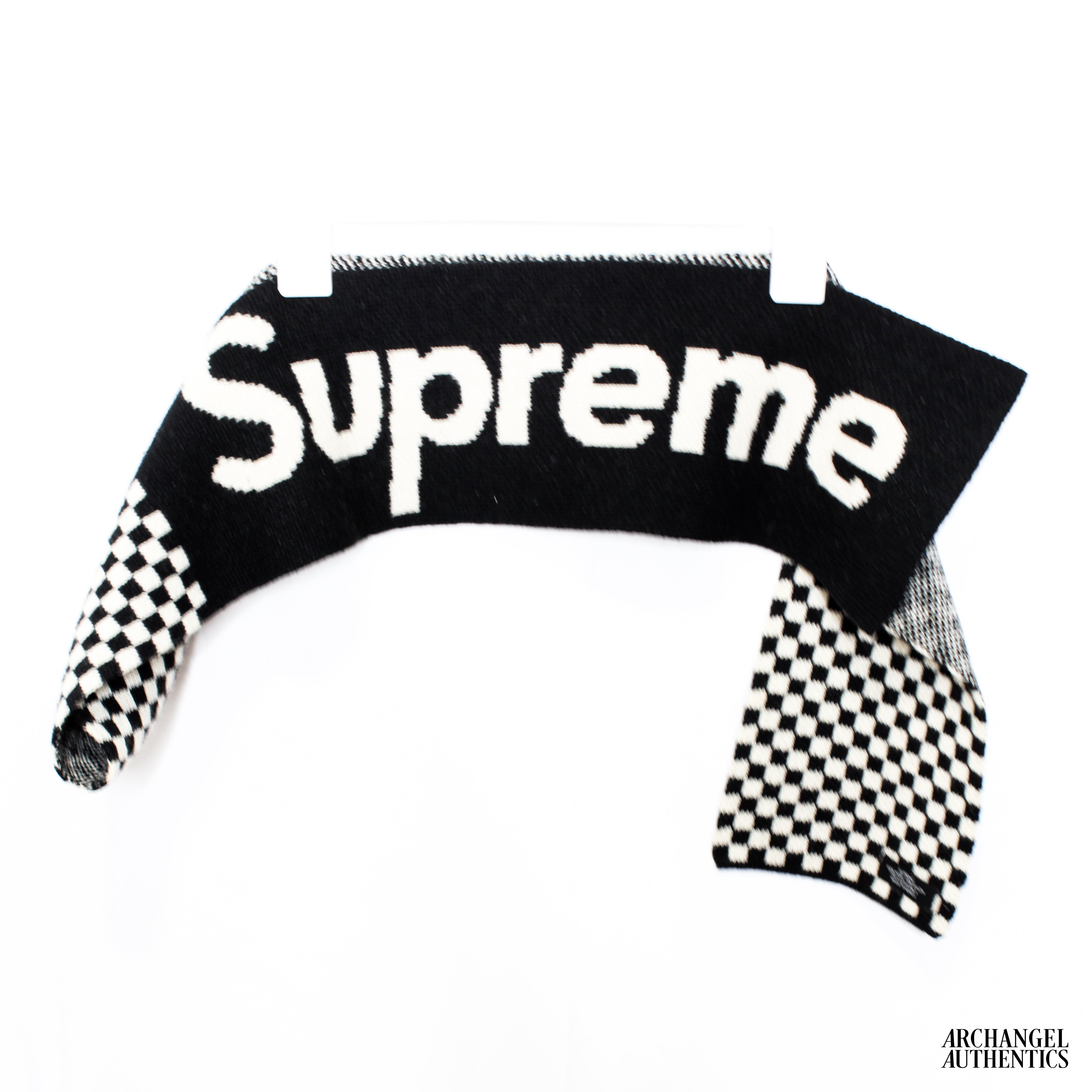 Supreme Merino Wool Scarf FW11 Black/White – archangelauthentics