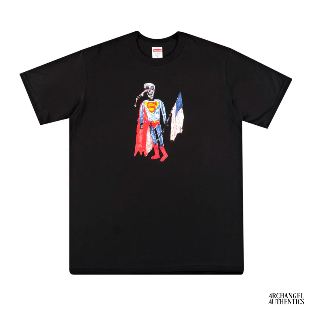 Supreme Superman Skeleton Tee SS21 Black – archangelauthentics