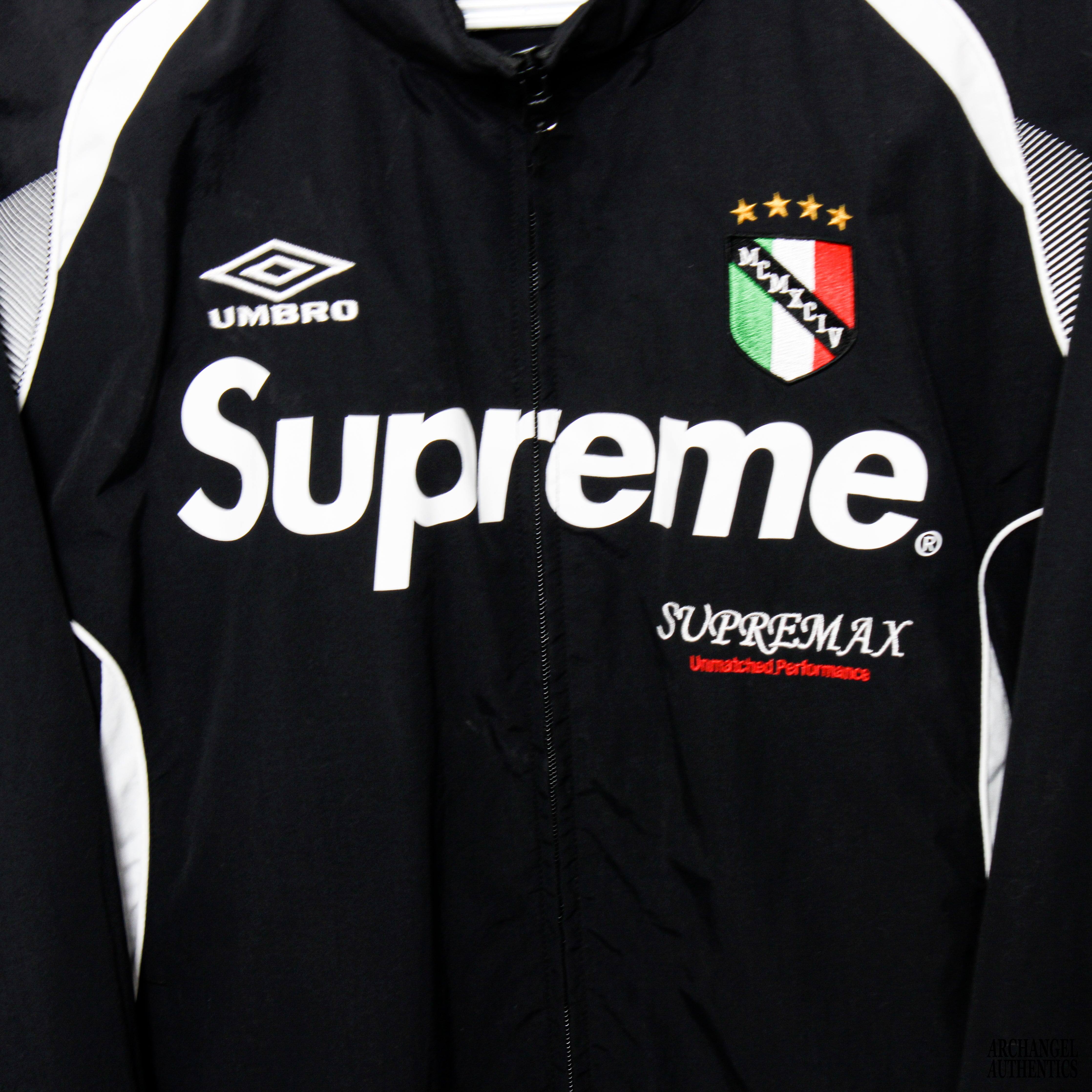Supreme x Umbro Track Jacket SS22 Black – archangelauthentics
