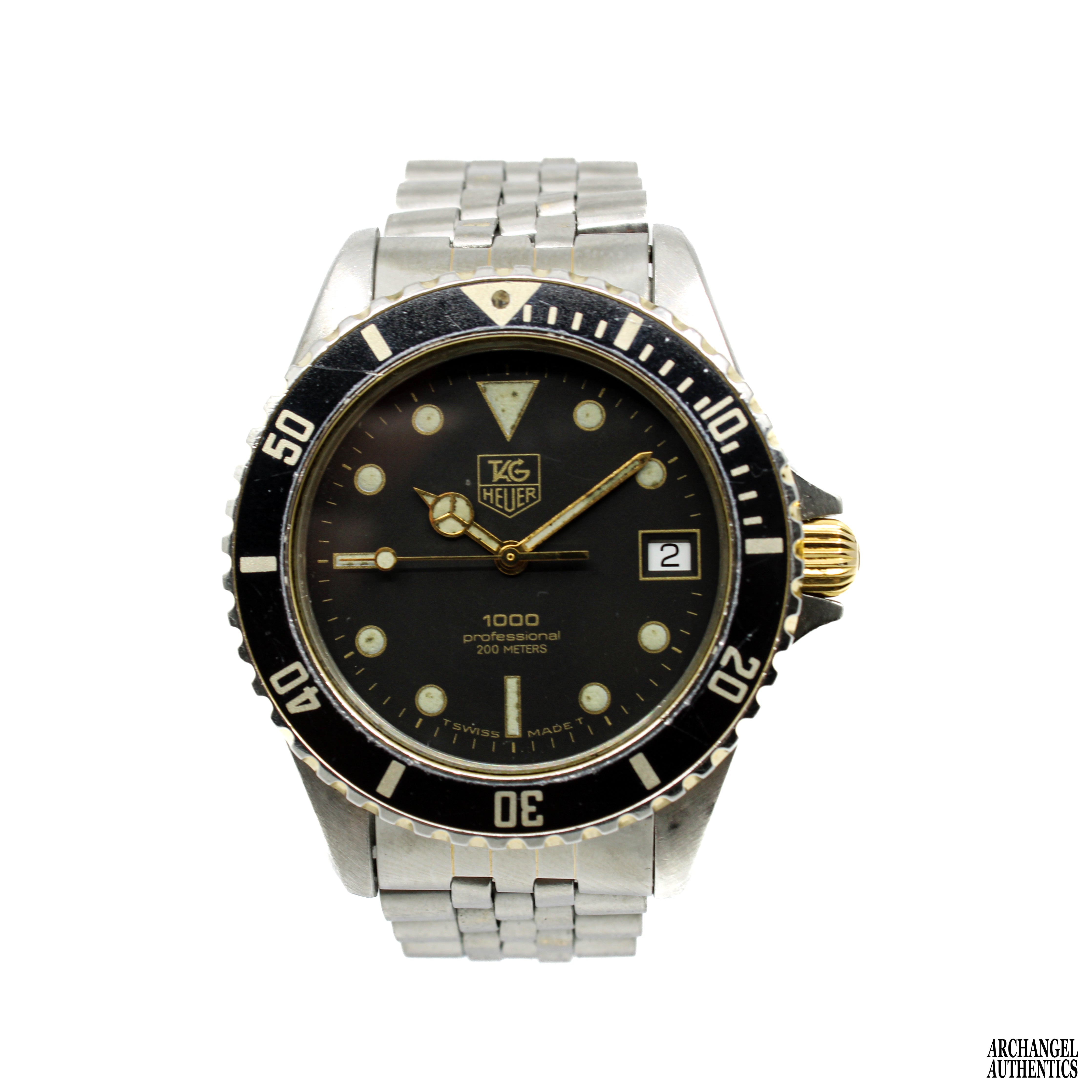 Tag Heuer Professional 1000 Two Tone – archangelauthentics
