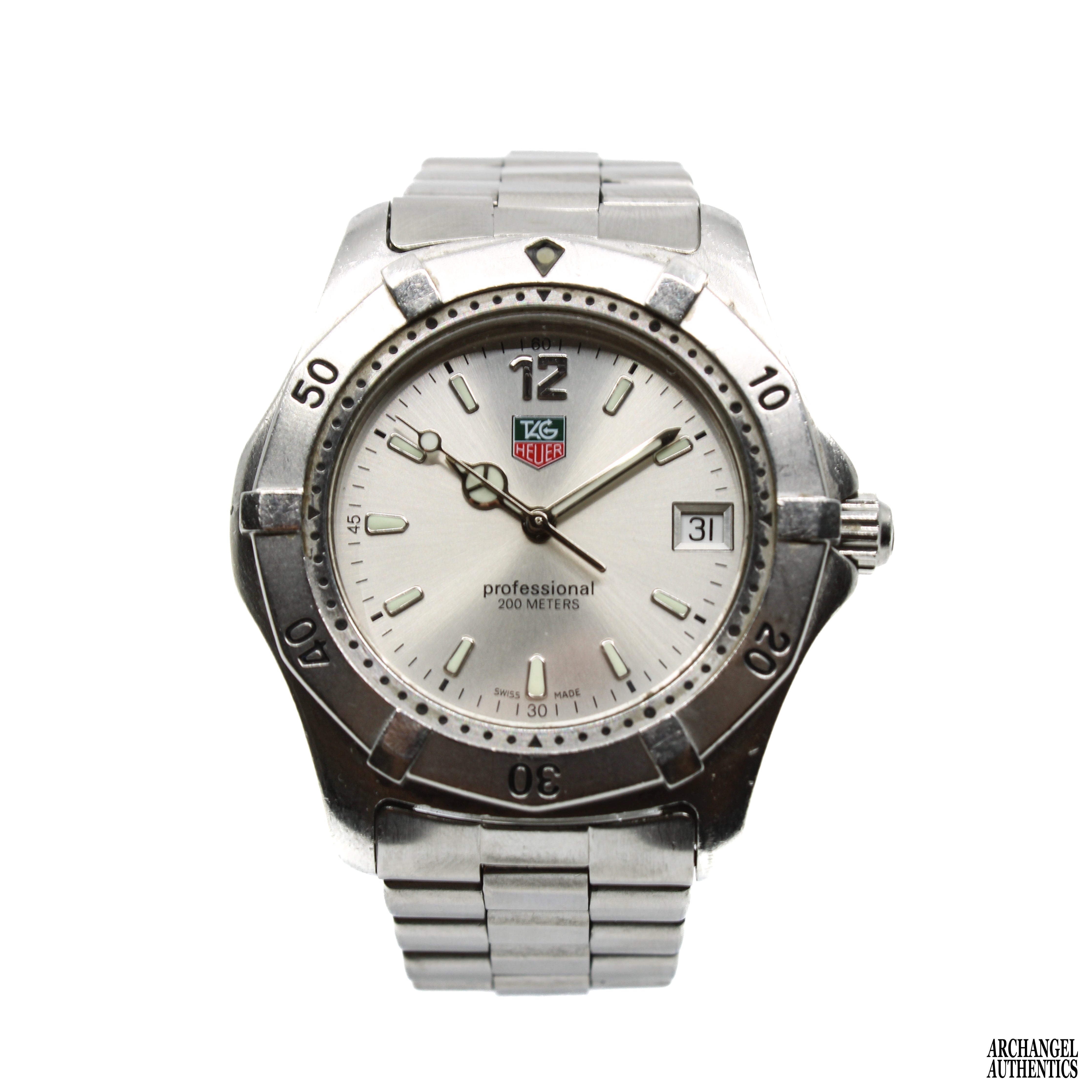 Tag Heuer Professional 200 Silver Dial – archangelauthentics