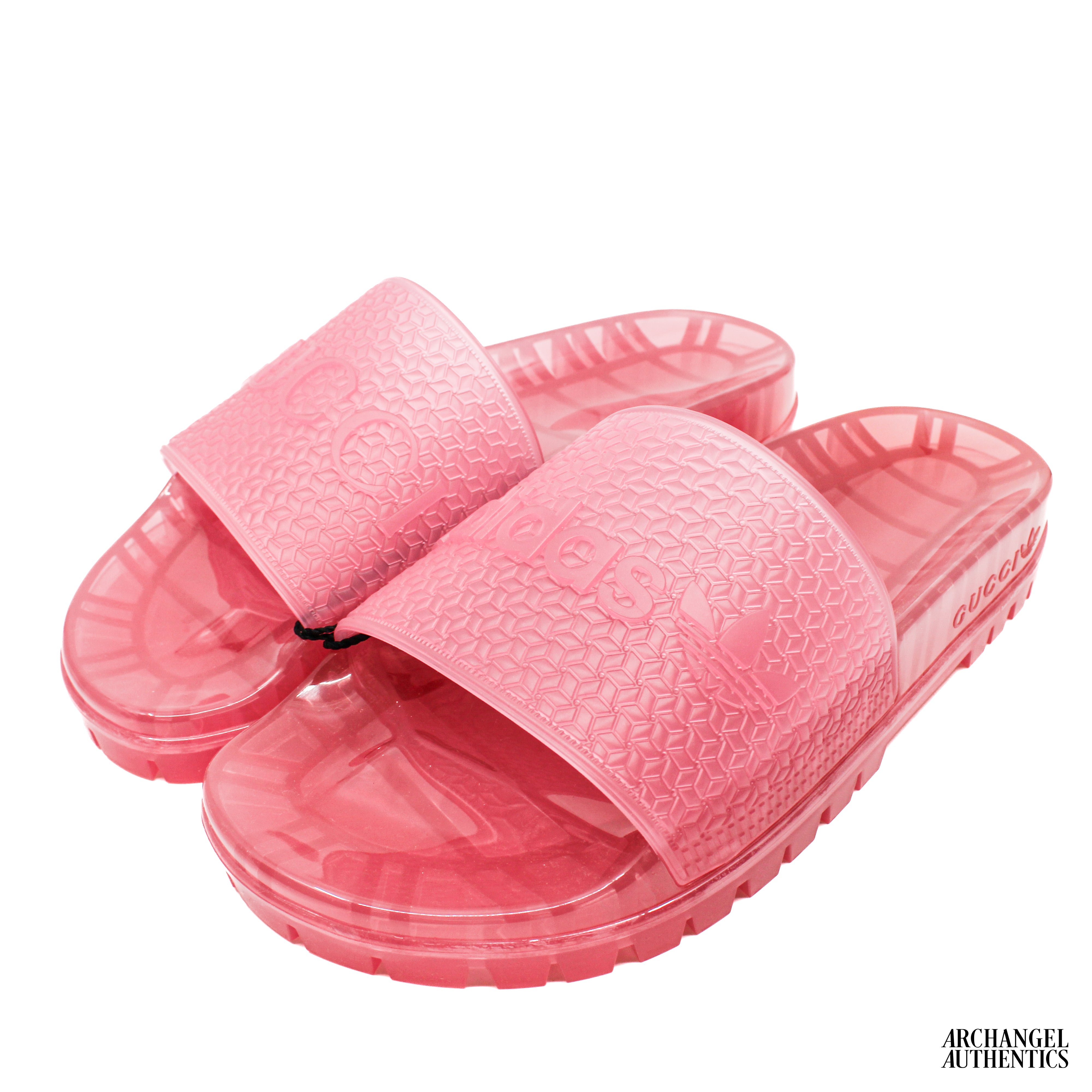 adidas x Gucci Adilette Slide Pink (Women's) – archangelauthentics